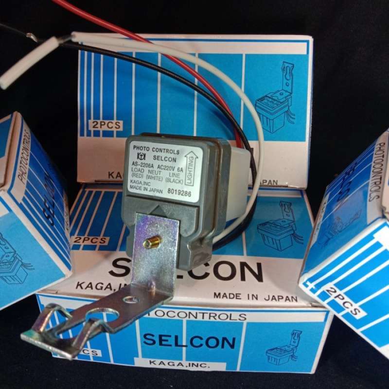 Jual Photocell Sensor Cahaya 6a Selcon / Photo Control Di Seller ...