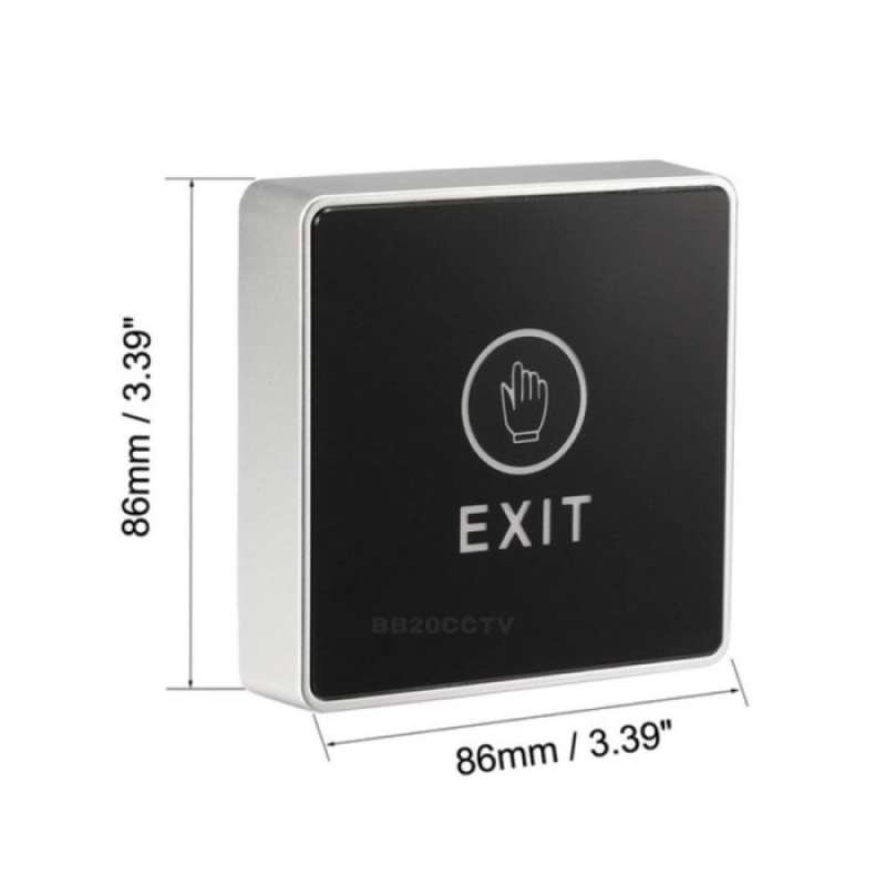 Jual Exit Button Screen Led Door Exit Pintu No Touch Sensitive Switch 12vdc Di Seller Aghanim ...