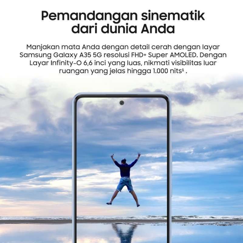 Jual Samsung Galaxy A35 5g 8/256 GB Garansi Resmi - Ice Blue Di Seller ...