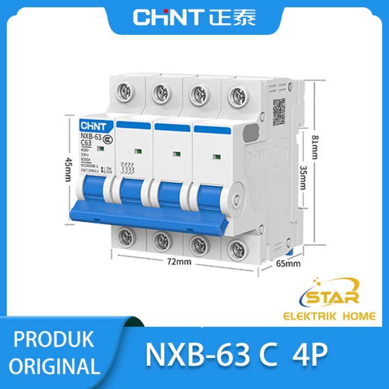 Jual Mcb Chint Nxb 63 4p 6ka C 6a 10a 16a 20a 25a 32a 40a 50a 63a - 16a Di Seller Shin Store ...