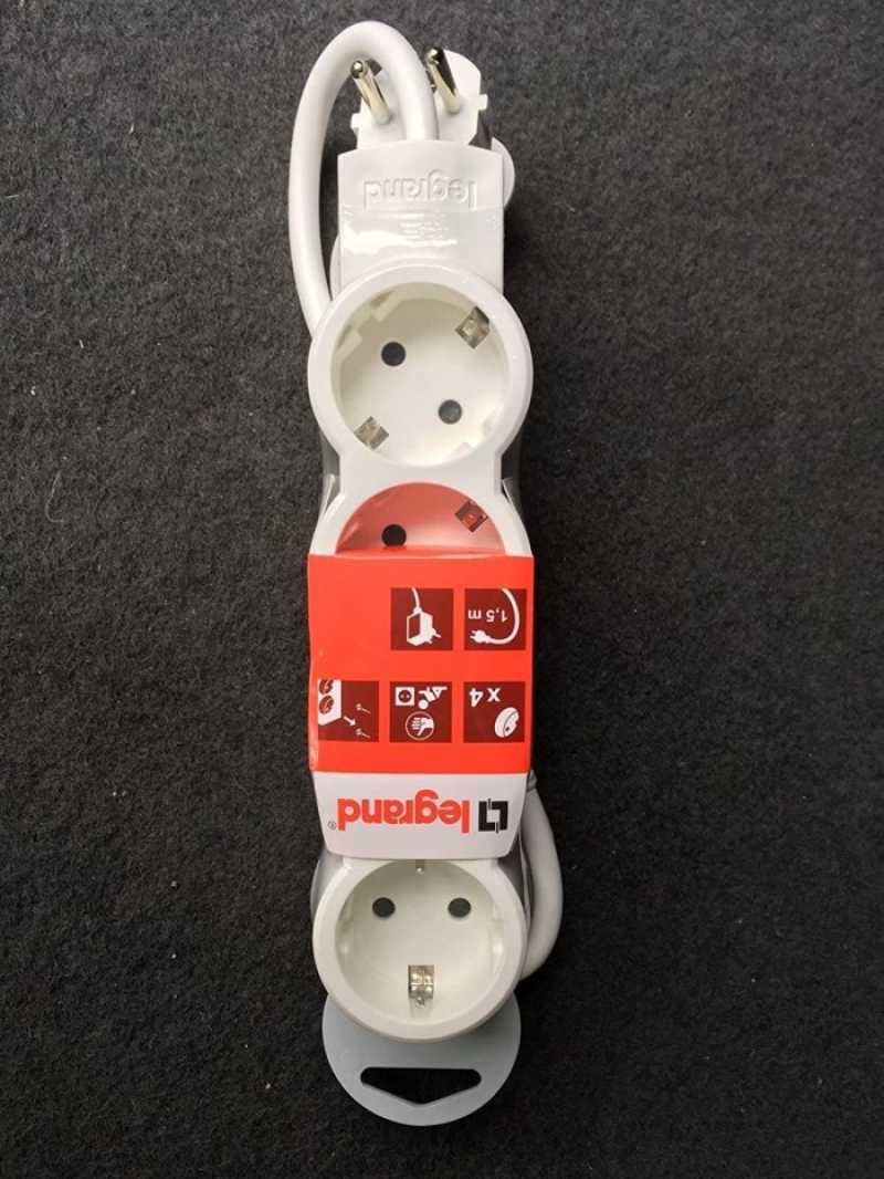 Jual Colokan Listrik Steker 4 Lubang Extension Stop Kontak Legrand 1-5 ...