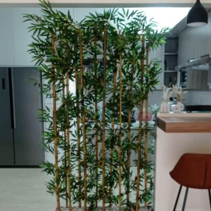Promo Pohon Bambu 3m/pohon Partisi/pohon Bunga Plastik/bambu Sekat ...