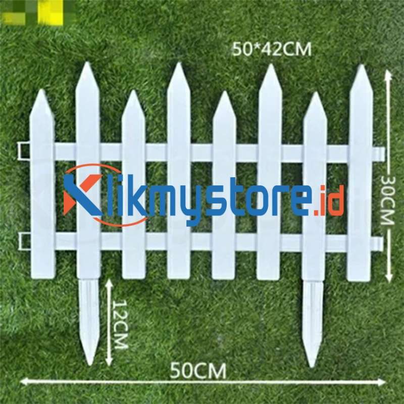 Jual Pagar Taman Plastik Pembatas Kebun Tanaman Garden Fence Panel ...