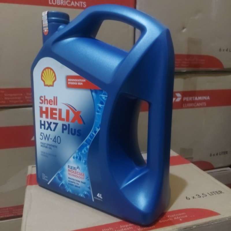 Promo Shell Helix Hx7 Plus 5w-40 4liter Galon Barcode Hijau Terlaris ...