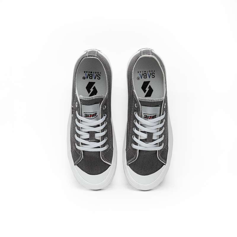 Promo Saba Basic Low Grey White - Sepatu Sneakers Casual Pria Wanita ...