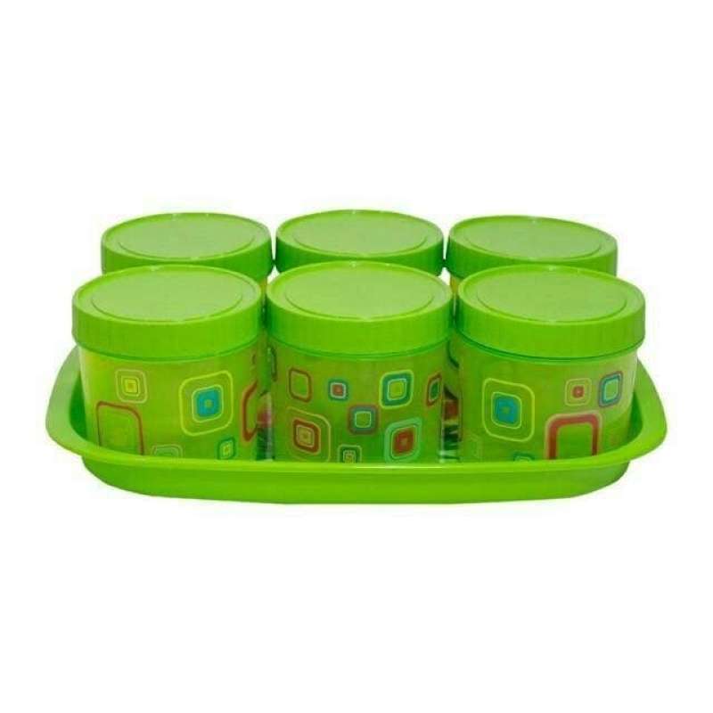 Promo Ayi Tonam Toples Set 6+1 With Nampan/tempat Makanan/toples ...