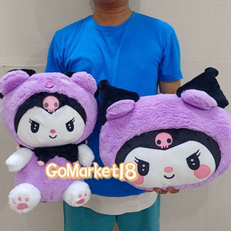 Promo Bantal Dan Boneka Sanrio Kuromi My Melody Cinnamoroll Pompompurin Diskon 23% Di Seller ...