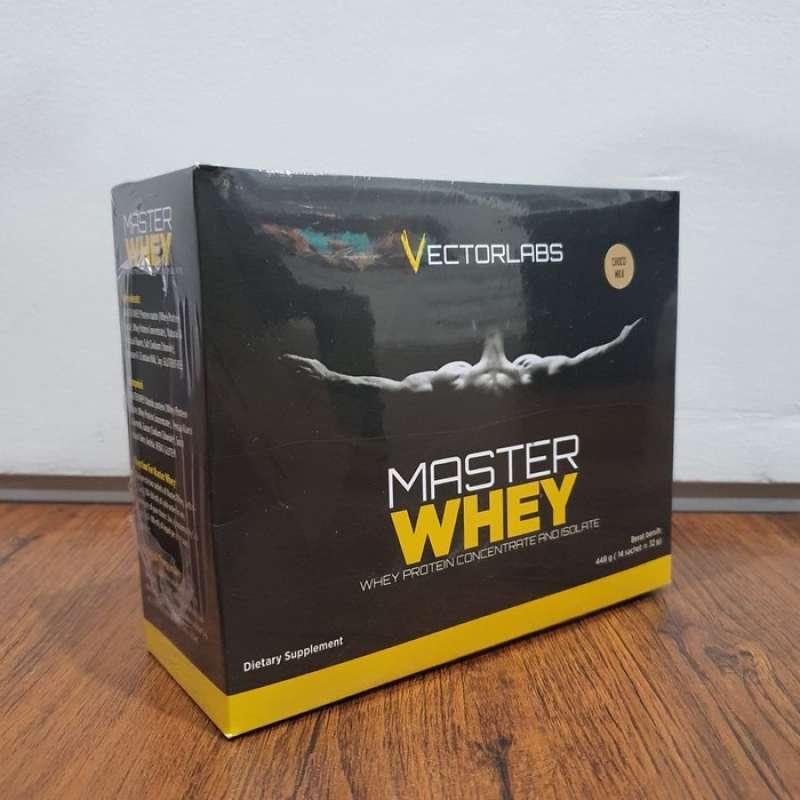 Promo Vectorlabs Master Whey 14 Sachet 1 Lbs Sashet Whey Protein Muscle ...