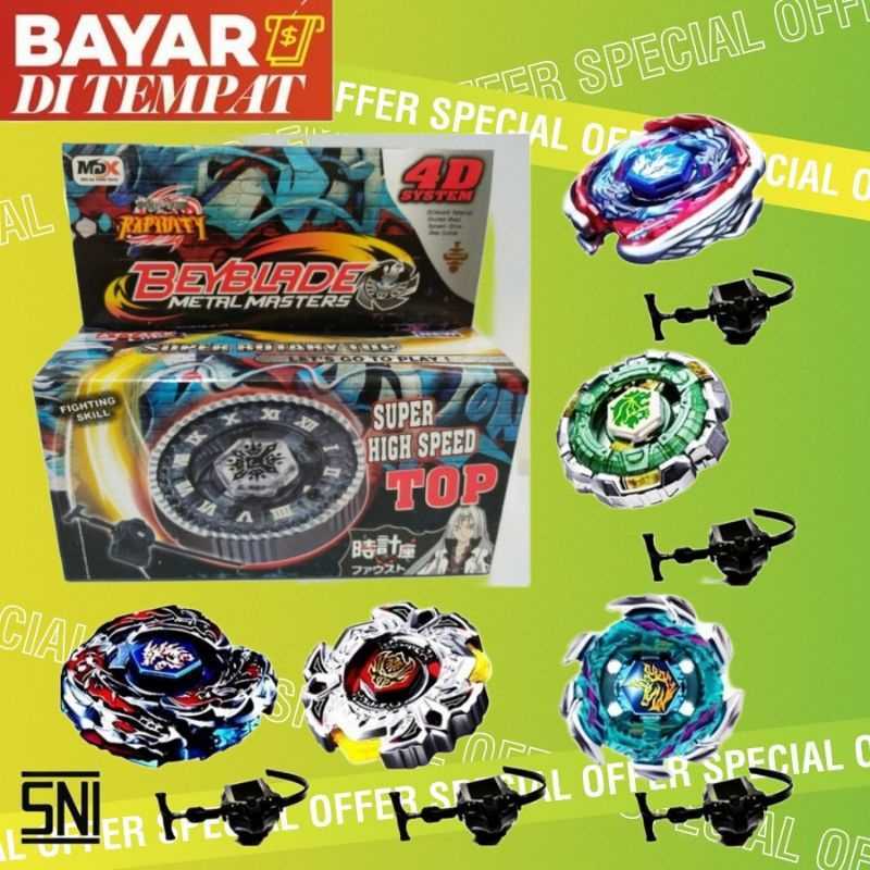 Promo Mainan Anak Gangsing Beyblade Metal - Gasing Beyblade Metal ...