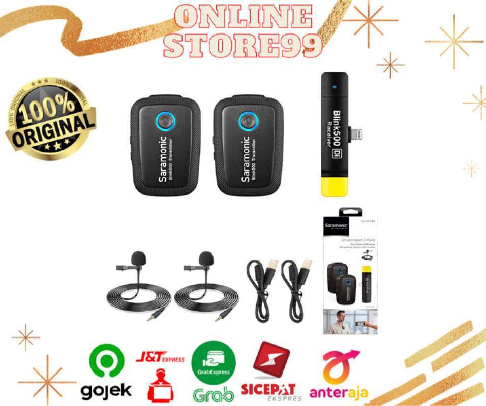 Promo Promo- Saramonic B 500 B4 Dual-channel Wireless Mic - B4 Diskon 50% Di Seller Markmarket ...