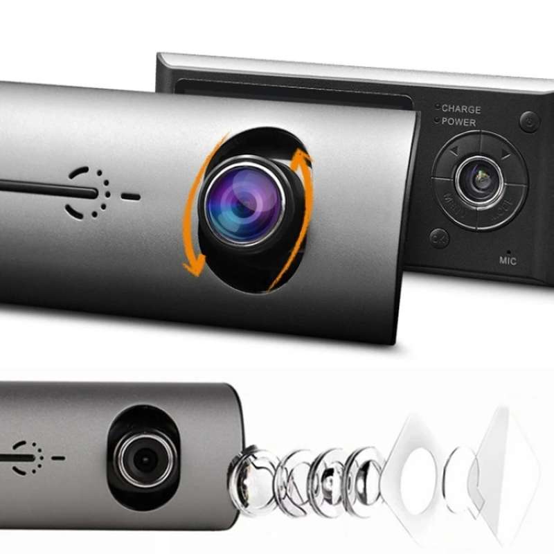 Promo Dvr Mobil Dual Kamera Gps R300 Pro - Cctv Mobil Dash Cam Dual ...