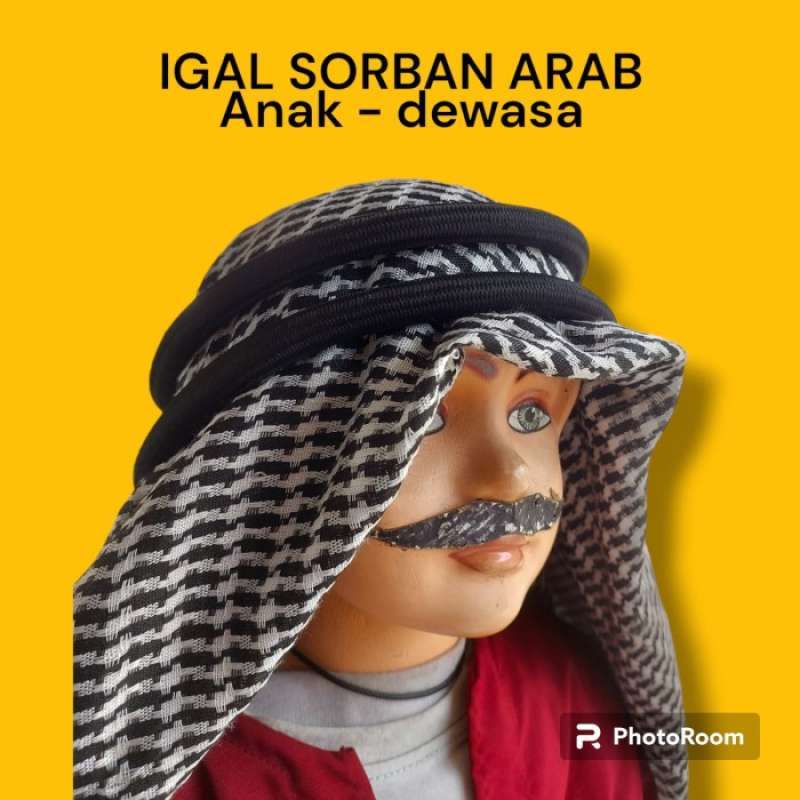 Jual Igal Sorban Arab Anak Dan Dewasa Ikat Kepala Sorban Arab ...