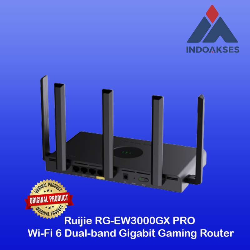 Jual Ruijie Rg-ew3000gx Pro Wifi 6 Dual Band Gigabit Gaming Router Rg ...