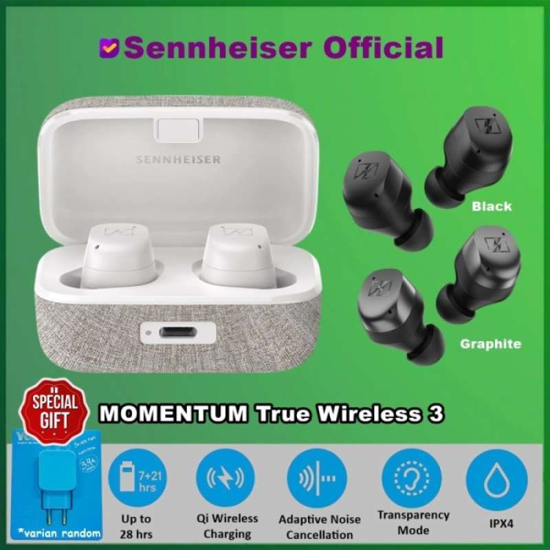 Promo Sennheiser Momentum True Wireless 3 Earbuds Earphones Tws ...