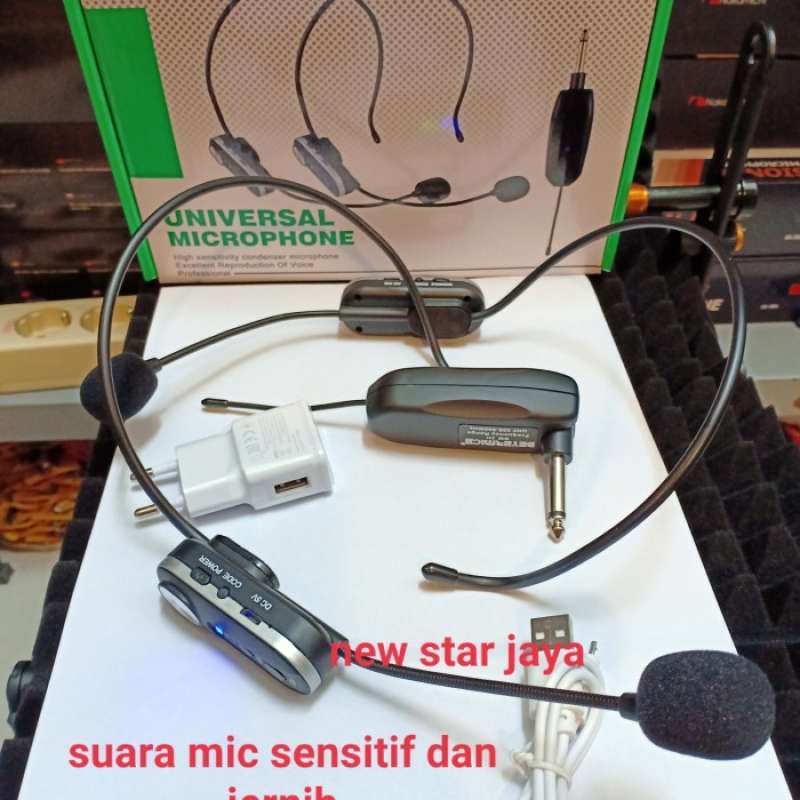Promo Mic Bando Wireless Bayermic Bm 2h Mic Imam.original Diskon 23% Di ...