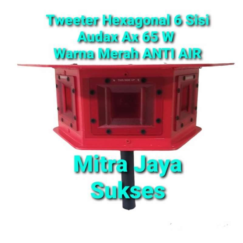 Promo Tweeter Hexagonal Audax Ax 65 W Warna Merah Anti Air 6 Sisi 6 Penjuru Diskon 23% Di Seller ...