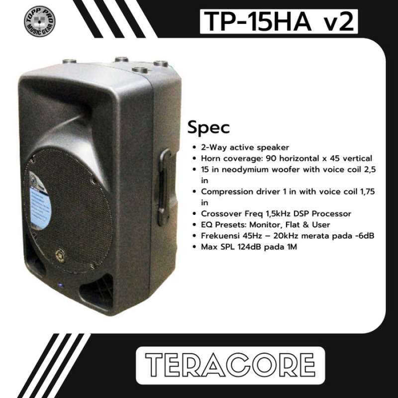 Promo Topp Pro Tp 15ha V2 Top Pro Tp15ha Active Speaker Aktif 15 Inch ...