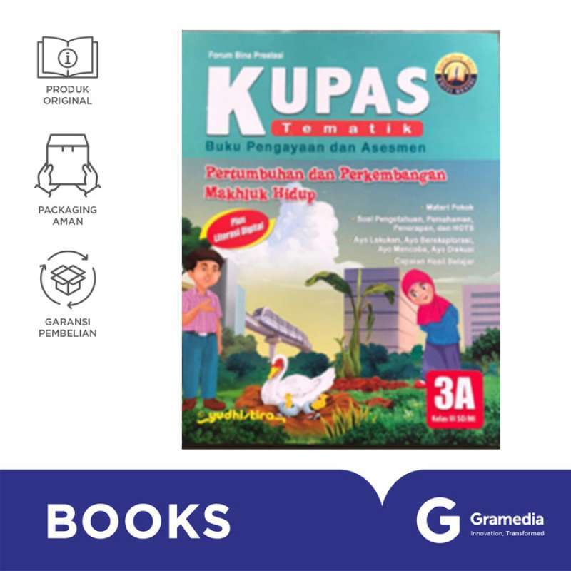 Jual Kupas Tematik K13 3a Pertumbuhan & Perkembangan Makhluk Hidup Di ...
