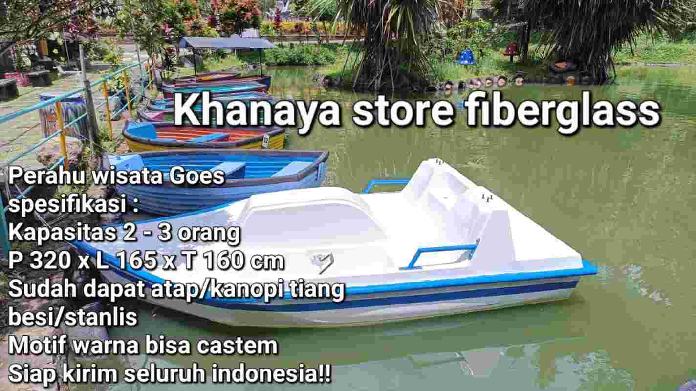 Jual Perahu Goes Wisata Baru/perahu Fiberglass/sepeda Air Angsa/sepeda ...
