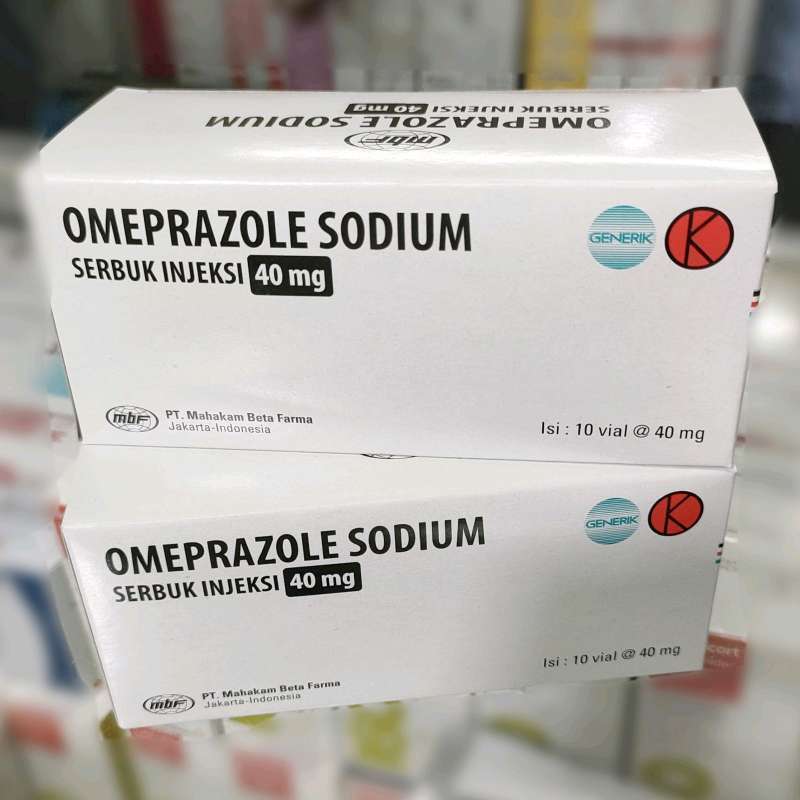 Jual Original Omeprazole 40mg Box 10 Viall Injkkssi Di Seller Krisna ...