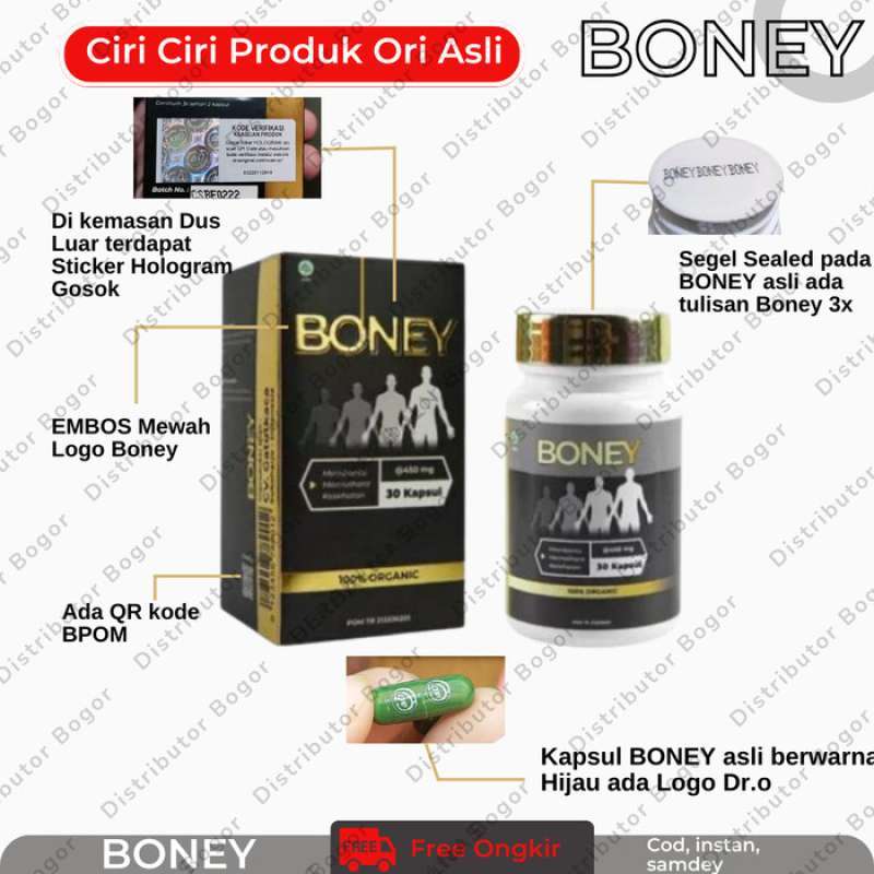 Promo Boney Kapsul Peninggi Badan Herbal Naik 5-15 Cm/ 100% Original ...