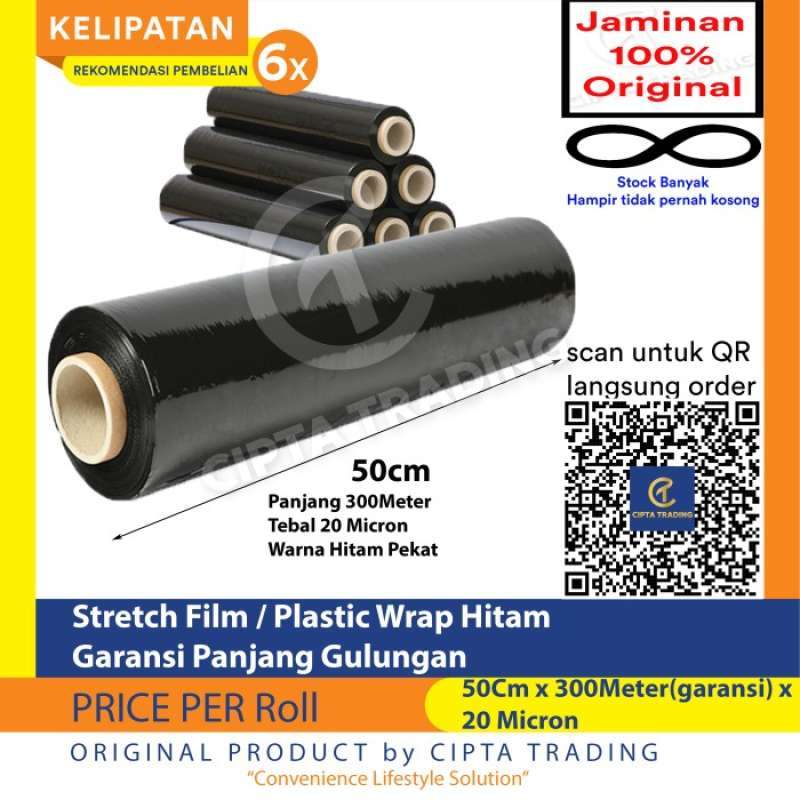 Promo Stretch Film - Ezy Wrap - Plastic Wrapping 50 Cm X 300 M X 20 ...