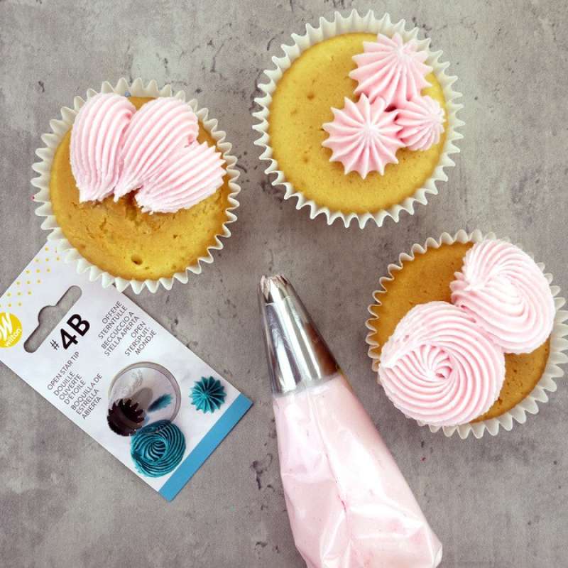 Jual Wilton Spuit Buttercream Kode 4b Motif Open Star Original ...