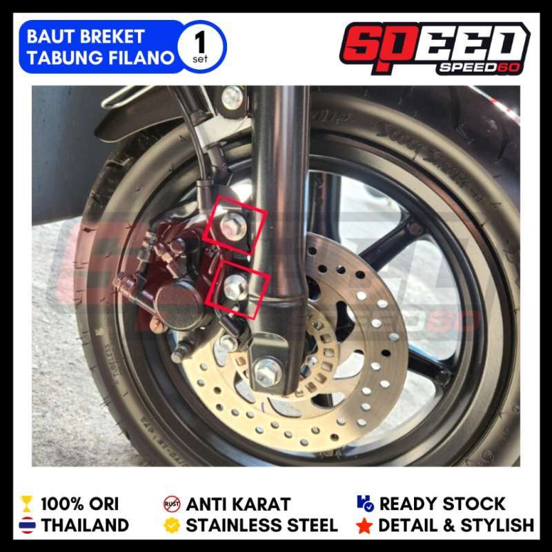 Jual Baut Breket Tabung Yamaha Grand Filano Fazzio Baut Probolt Thailand Stainless King Nut ...