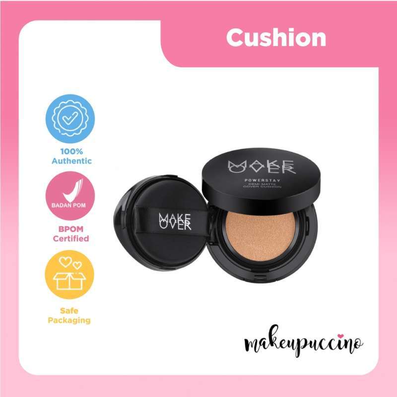 Promo Make Over Powerstay Demi - Matte Cover Cushion - C31 Pink Beige ...