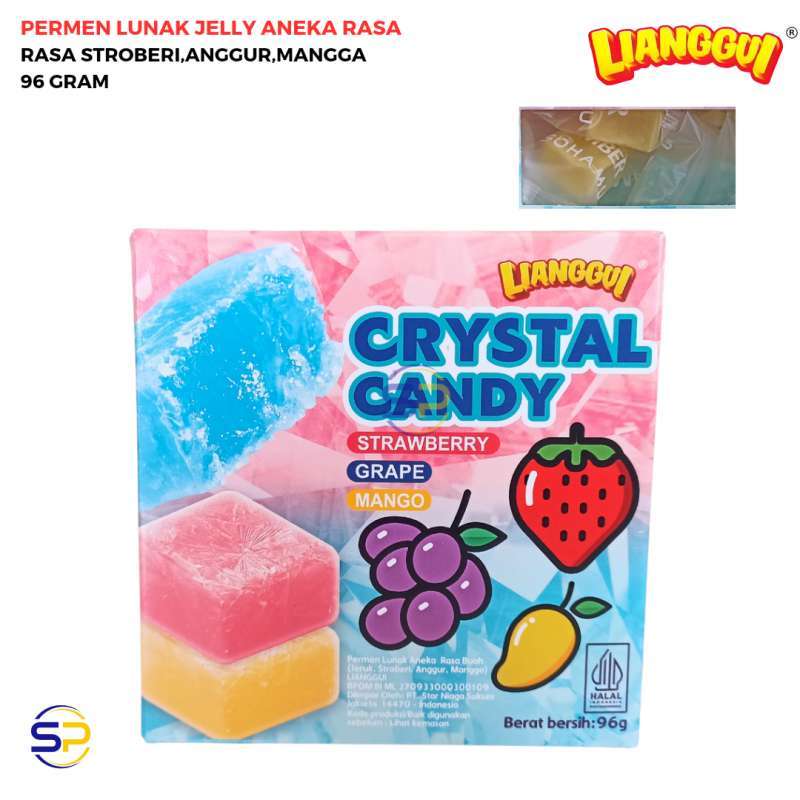 Jual Permen Lunak Crystal Candy Jelly Aneka Rasa 96 Gram - Lianggui Di ...