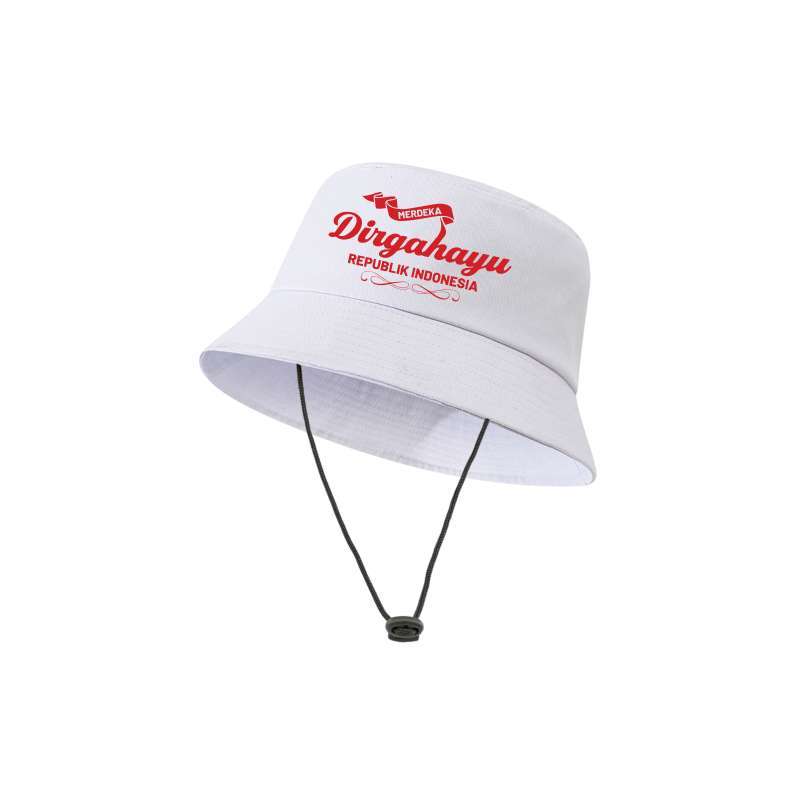 Jual Topi Bucket Anak Merah Putih Sablon Bendera Indonesia Merdeka ...