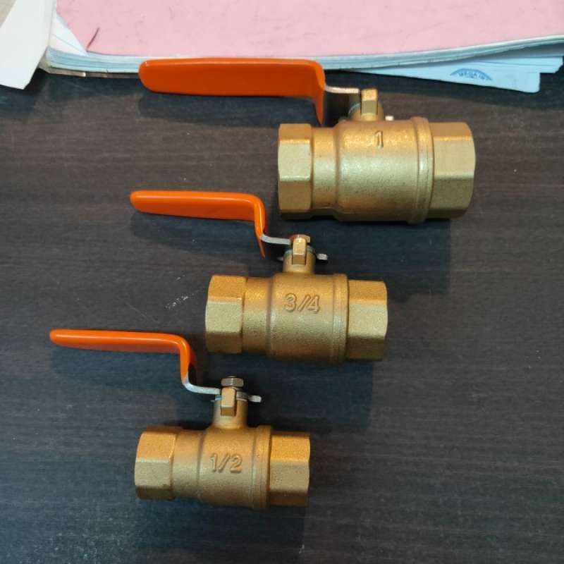 Promo Ball Valve Brass Merk Hq 1.5 Inch Diskon 23% Di Seller Specta ...