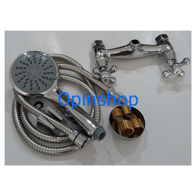 Promo Keran Air Kran Panas Dingin Shower Plus Shower Mandi Os-61080 ...