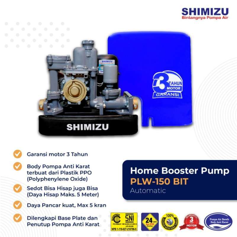 Promo Pompa Booster Plw 150 Bit Shimizu Diskon 23% Di Seller Specta ...