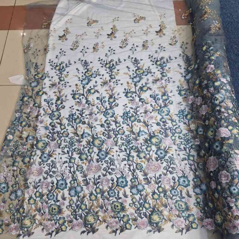 Jual Kaim Tile Motif/bahan Brukat Brokat Meteran Premium/tile Spider ...