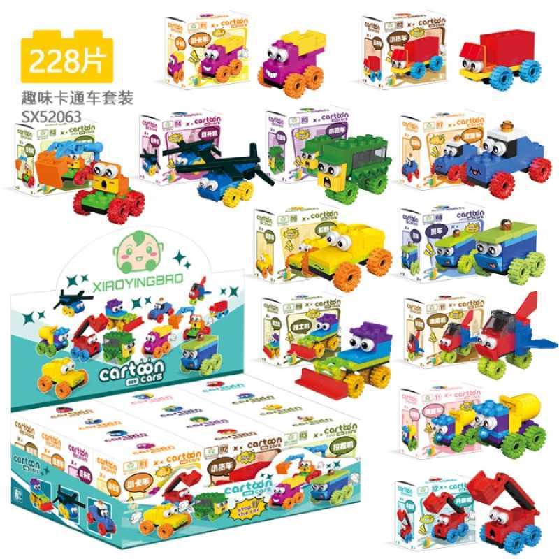 Promo Building Block Motif Kendaraan / Brick Mobil Animasi Car / Mainan ...