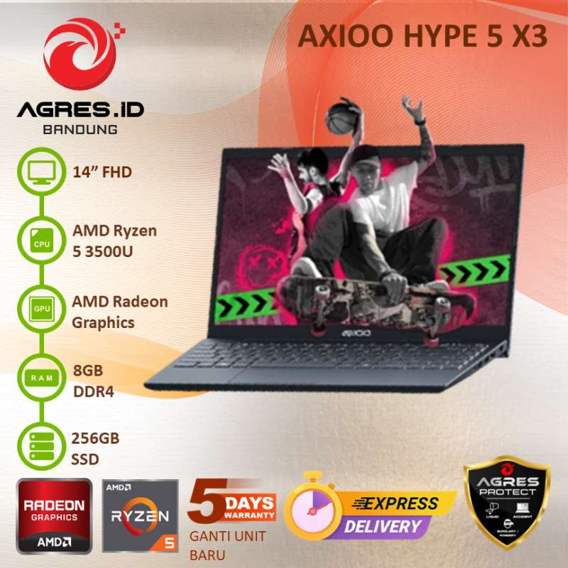 Jual Axioo Hype 5 Amd X3 Ryzen 5 3500 8gb 256gb W11 14.0 Fhd Ips - Blue Di Seller Agres Id ...