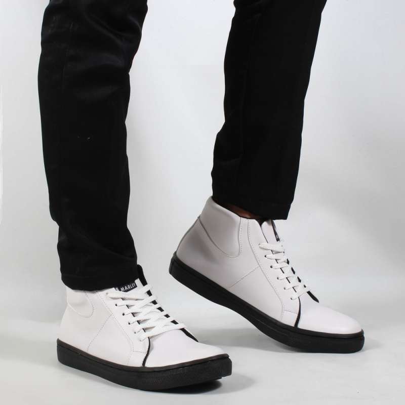 Promo Sepatu Sneakers Pria Kets Kantor Kerja - Carter 13 Warna Putih ...