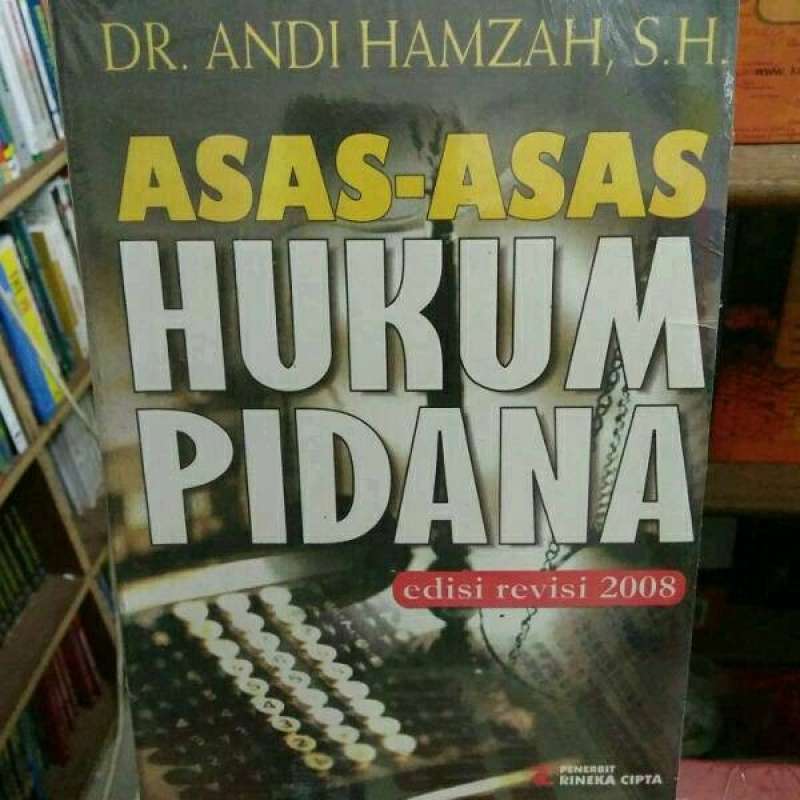 Promo Buku Asas-asas Hukum Pidana Diskon 23% Di Seller Malini Store ...