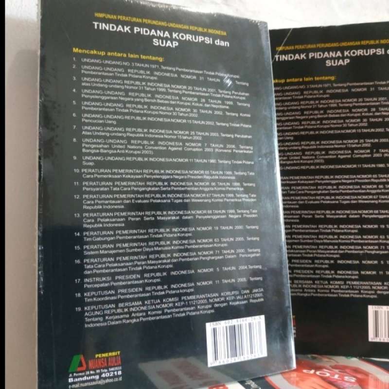 Promo Buku Himpunan Peraturan Tindak Pidana Korupsi Dan Suap Diskon 23% Di Seller Malini Store ...