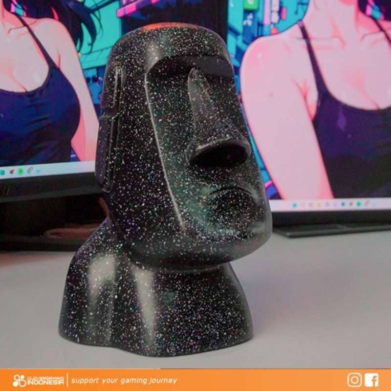 Jual Emot Batu Stand Headset Tissue Box Easter Moai Emote Statue Di ...