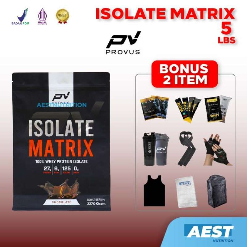 Promo Provus Isolate Matrix ( 100% Susu Whey Protein Isolate ) 5 Lbs ...