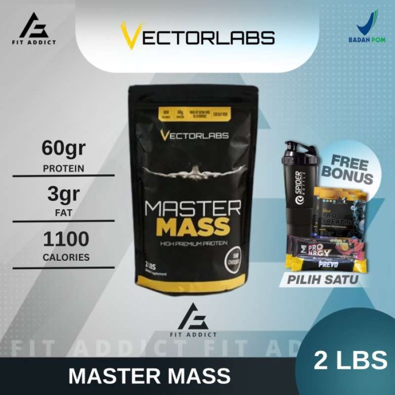 Promo Vectorlabs Master Mass Gainer 2 Lbs Lb 2lbs 2lb Vector Labs ...