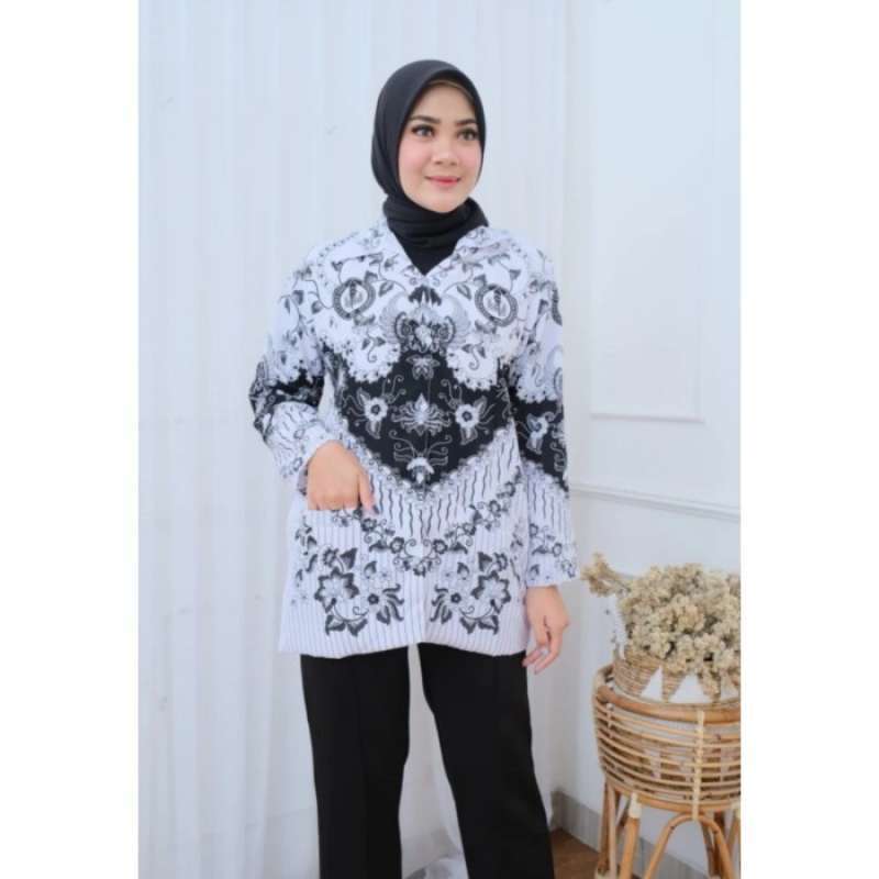 Jual Baju Batik Pgri Wanita Full Furing Terbaru 2022 Seragam Pgri Guru ...
