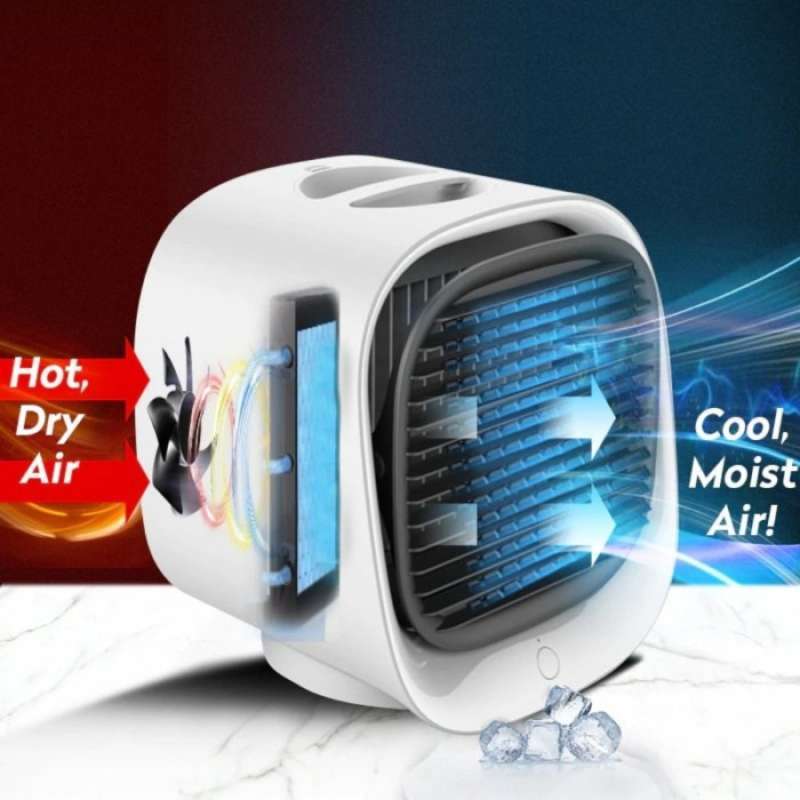Promo Air Cooler Meja Portable Ac Mini Pendingin Ruangan Minim Suara ...