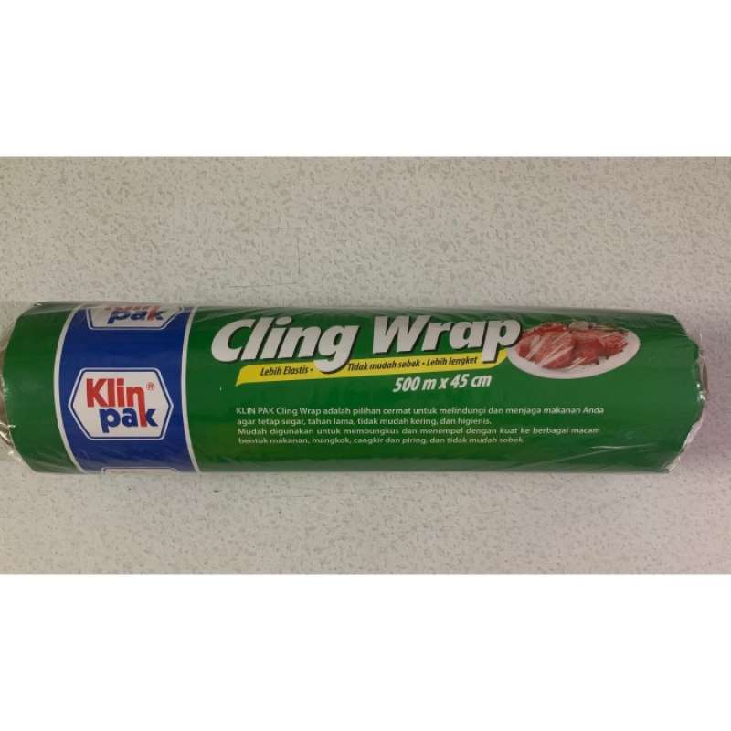 Promo Klinpak Cling Wrap Plastik Wrapping Big Roll Ukuran 45 Cm X 500 M ...