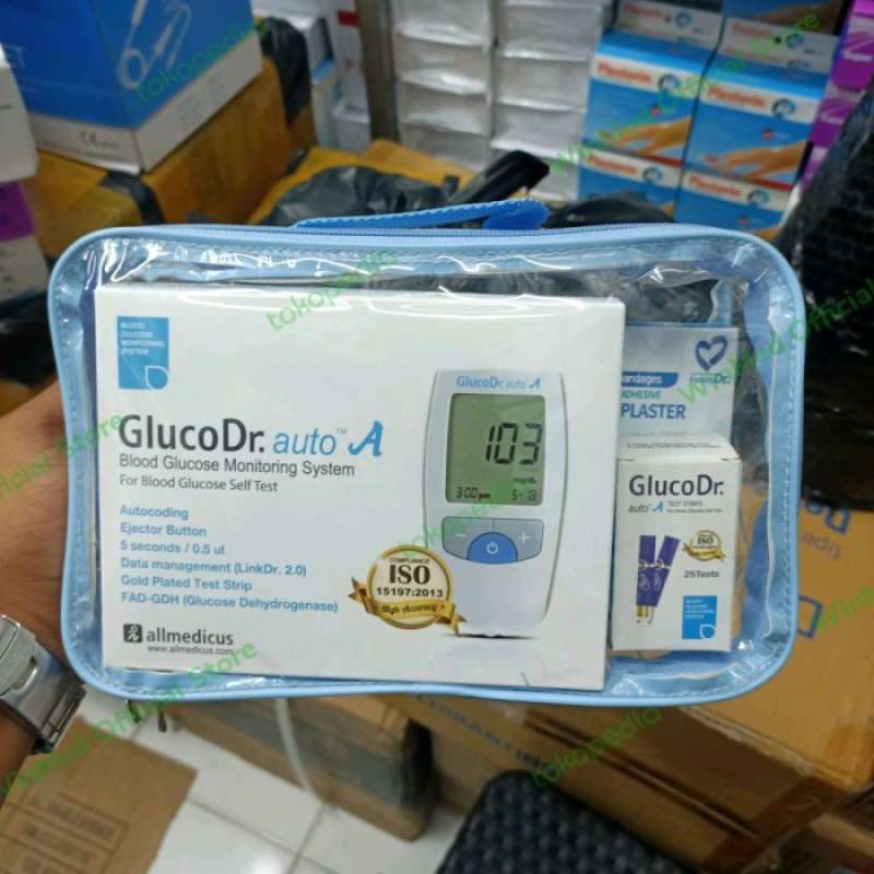Promo Jual Gluco Dr. Auto-blood Glucose Monitoring System Tanpa Strip ...