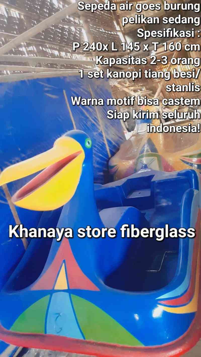 Jual Sepeda Bebek Goes-perahu Gowes Fiberglass-sepeda Air Bebekan ...