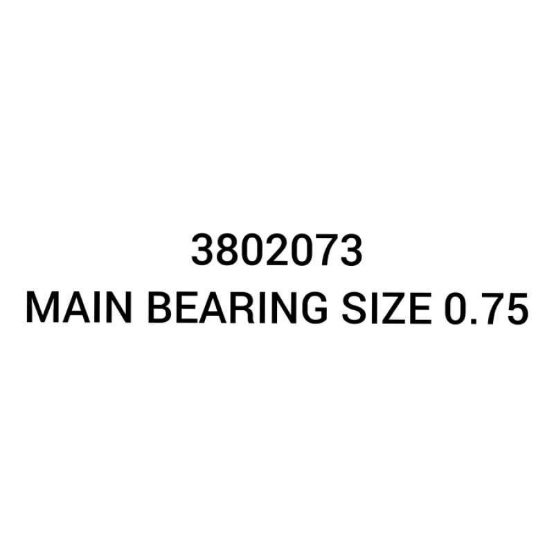 Promo 3802073 Main Bearing Atau Metal Duduk Size 0.75 Cummins Diskon 23 ...