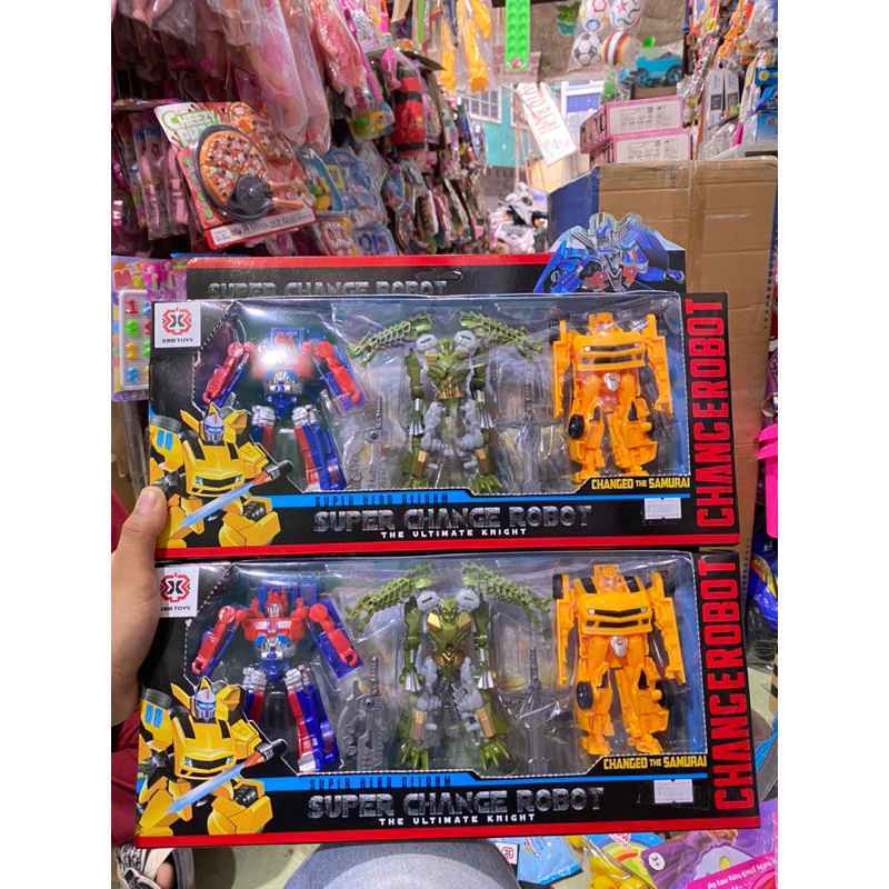 Promo Super Change Robot Mainan Robot Transformers Bongkar Pasang Jadi ...